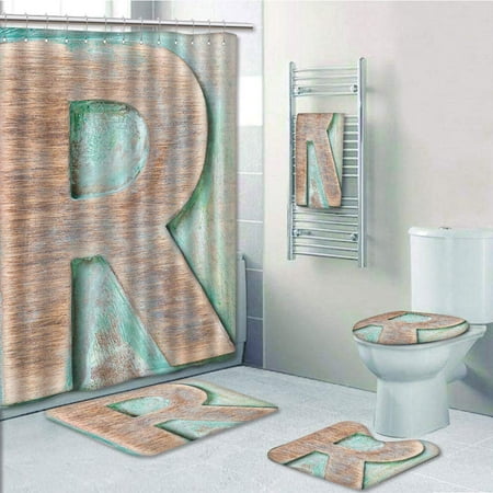 EREHome Letter Wooden Alphabet Block Antique Letterpress Grunge Display ...