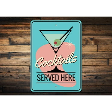 "Beer Served Here" Metal Sign - Walmart.com