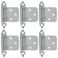 ZHZFKQ 2026 New 6Pcs Self Closing Spring Hinges 1/2 Inch Cabinet Hinges ...