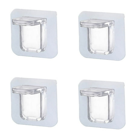 Justharion 4pcs Self-adhesive Hook Bathroom Indoor Storage Peg Heavy ...