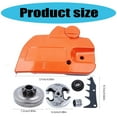 1. Quick-Mount Chainsaw Clutch Cover Assembly Anti-Splinter Guard for ...