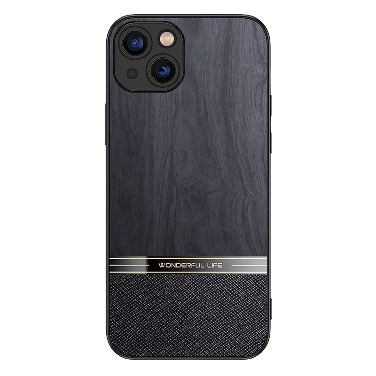 TECH CIRCLE Case for iPhone 13 Faux Wood Pattern Slim Thin Lightweight ...