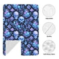 Car Seat Cover Baby - Skull blue crystal flower Carseat Covers Baby for ...