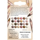 12 Packs: 24 ct. (288 total) Crayola Colors of the World Skin Tone ...