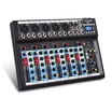 Pyle PMXU43BT 4 Channel Bluetooth Sound Board Mixer System for DJ ...