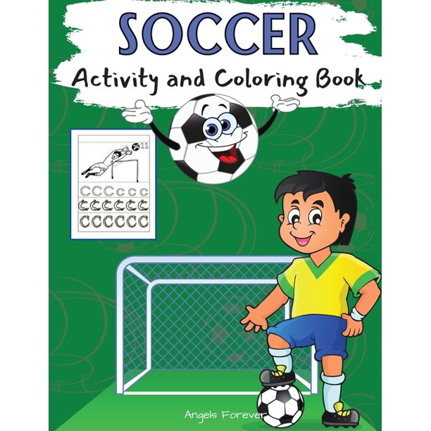 Soccer Activity and Coloring Book : Amazing Kids Activity Books ...