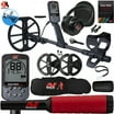 "Minelab Equinox 800 Multi-IQ Metal Detector Bundle with 6"" & 15"" Coils, Lower Shafts, Pro ...