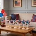 6 Pack 4th of July Table Centerpiece Patriotic Party Decor, Cotton Star ...