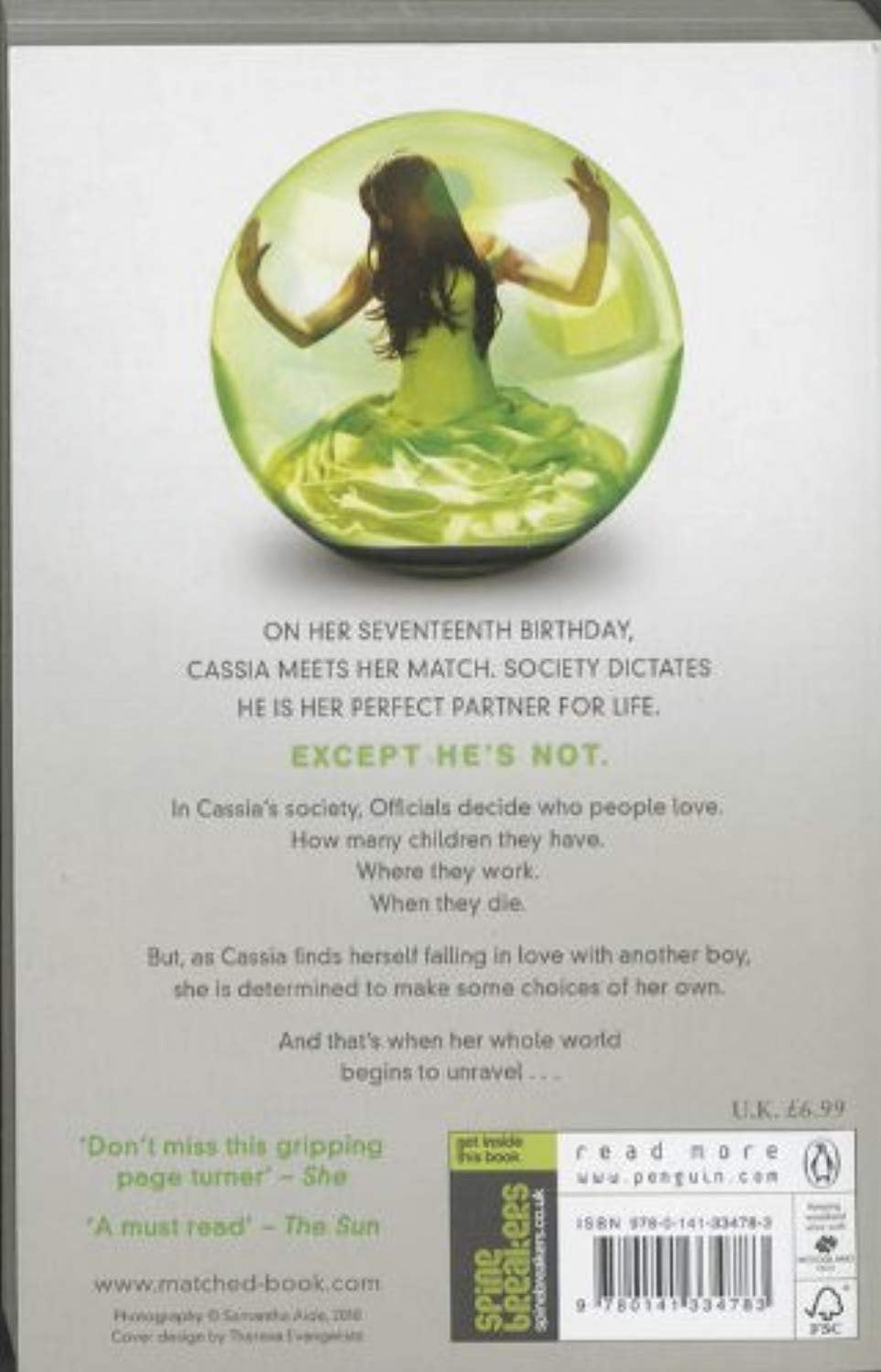 Matched Back Of The Book Cover