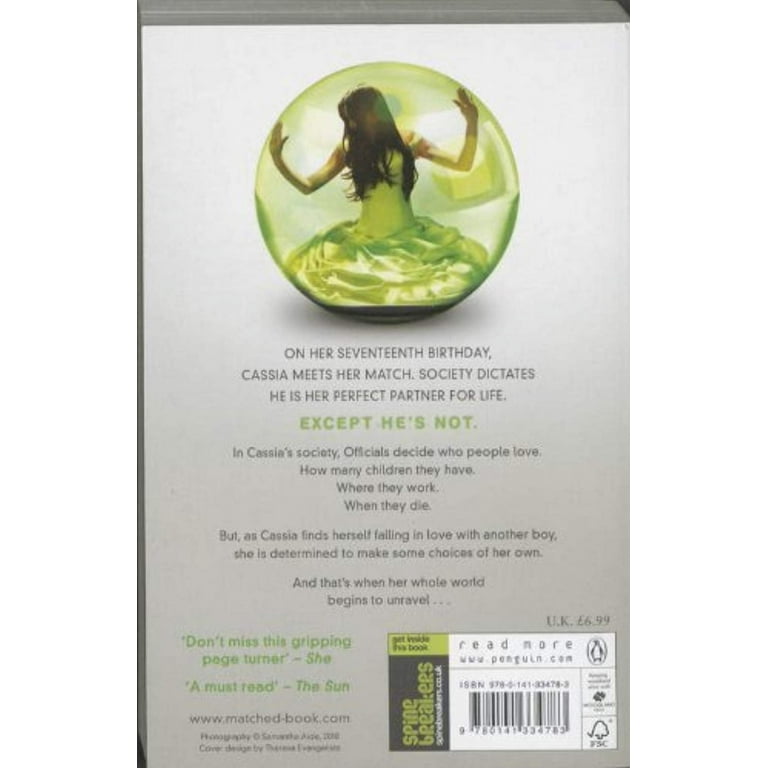 Matched By Ally Condie Book Cover