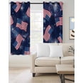 American Flag Blackout Curtains for Bedroom/Living Room, Thermal ...