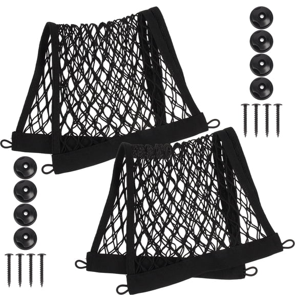 Wall Sticker Organizer Pouch Bag RV Storage Mesh Net with Adhesive Tape ...