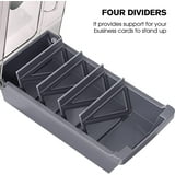 "MaxGear Business Card Storage Organizer for Desk, 500 Card Capacity (2 ...