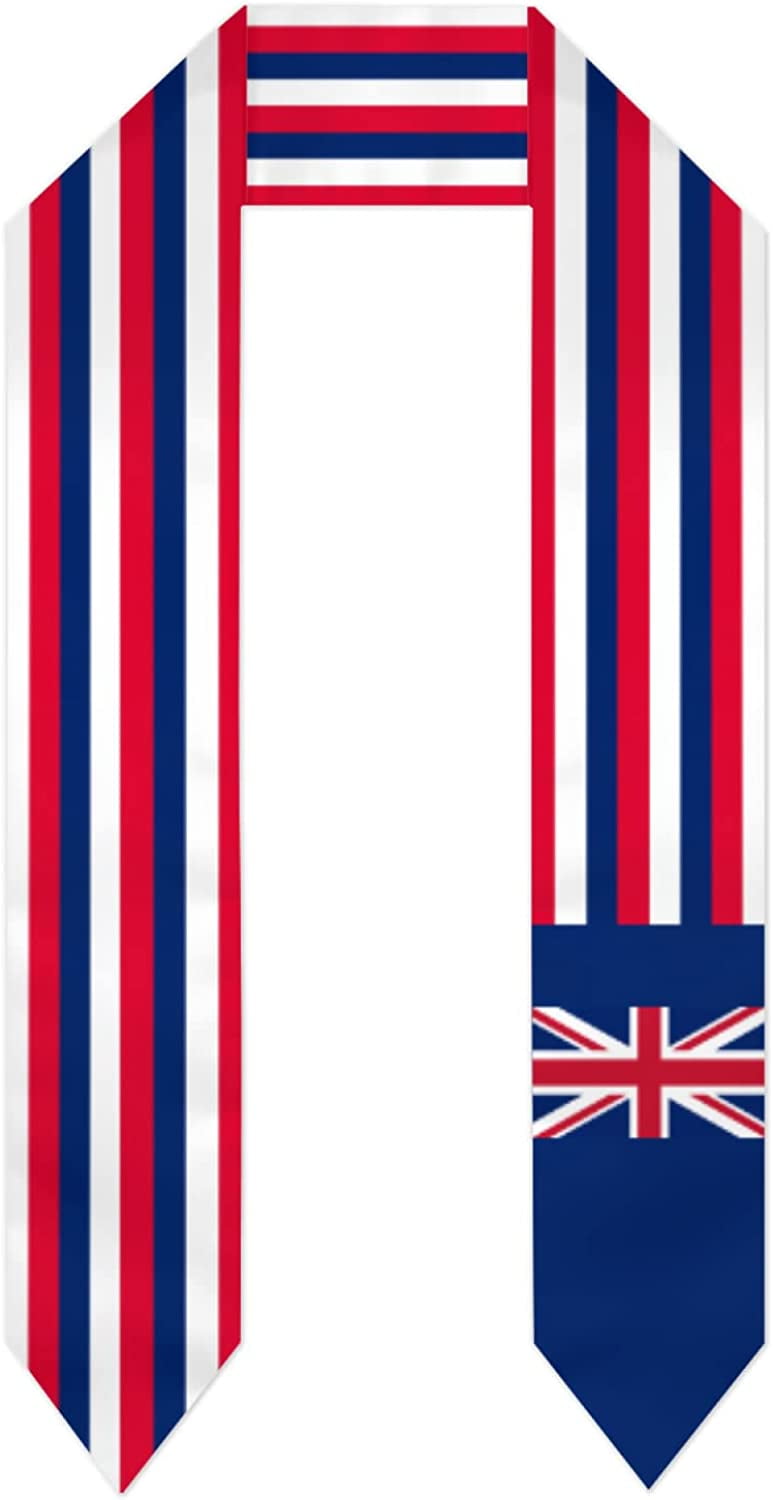 DABOYOZHZH United Kingdom GB Flag Graduation Shawl Sash Stole Wraps ...