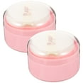 2pcs Body Powder Puffs Boxes with Talcum for Baby and Adults, Portable ...