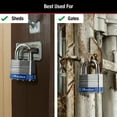 Master Lock Laminated Steel 2in (51 mm) Padlock with Key, 1in (25 mm ...