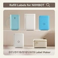 Refill Labels Compatible with D11/D110/D101/H1S Label Maker, Waterproof ...