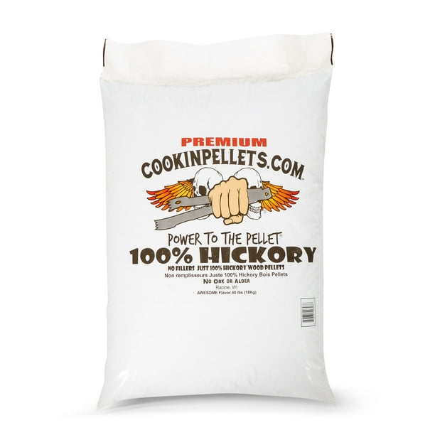 CookinPellets Premium Hickory Grill Smoker Smoking Wood Pellets, 40 Lb ...