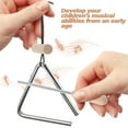 DIAEDGE 1 Set of Interesting Hand Percussion Triangles Musical Triangle ...