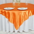 Efavormart 72" SATIN Square Tablecloth Overlay For Wedding Catering ...