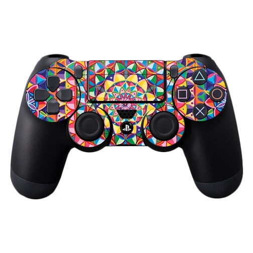 Skin Decal Wrap For Sony Ps4 Controller Rainbow Kaleidoscope Walmart