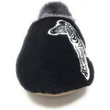 Oooh Geez Women's Cozy Fuzzy Slippers, Funny Animal House Shoes, Zebra ...