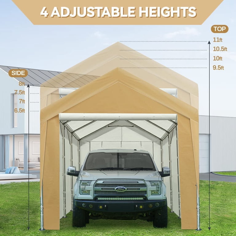 Carport Canopy Sold In Costco That Shows How Canvas Can Be, 43% OFF