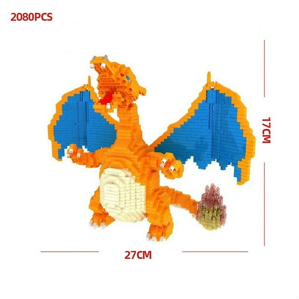 Cartoon Mini Blocks Charizard Charmander Diy Building Brick - Walmart.ca