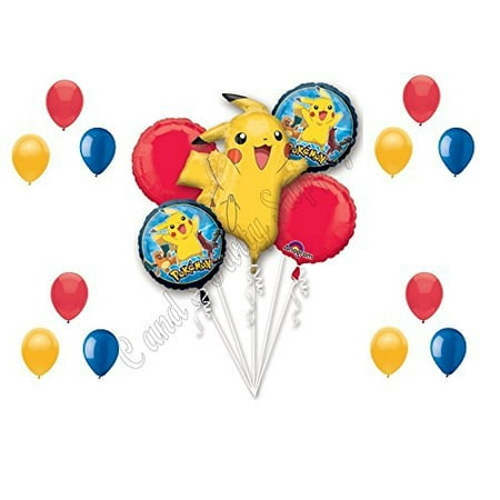 POKEMON GO Birthday Party Balloons Decoration Supplies Pikachu Game ...