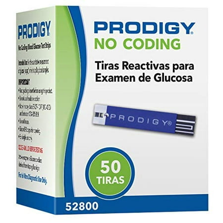Prodigy No Coding Blood Glucose Test Strips (50 ct) - Walmart.ca