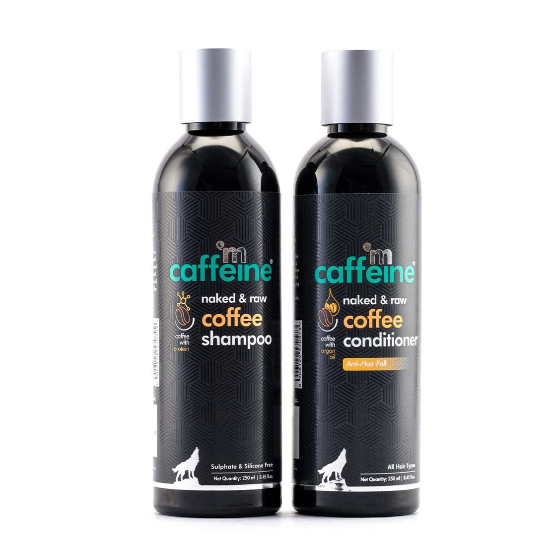 mCaffeine Coffee Shampoo & Conditioner Duo for Hair Fall Control ...