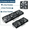 Server PC Cooling Fan 120mm 3000RPM With Controller, 12V/220V Dual ...