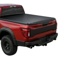 VEVOR Soft Roll-Up Truck Bed Tonneau Cover, Compatible with 2015-2025 ...