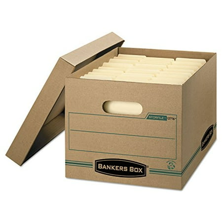 Bankers Box 1277601 Stor/File Boxes, W/Lid, Ltr/Lgl, 12-Inch X15-Inch ...