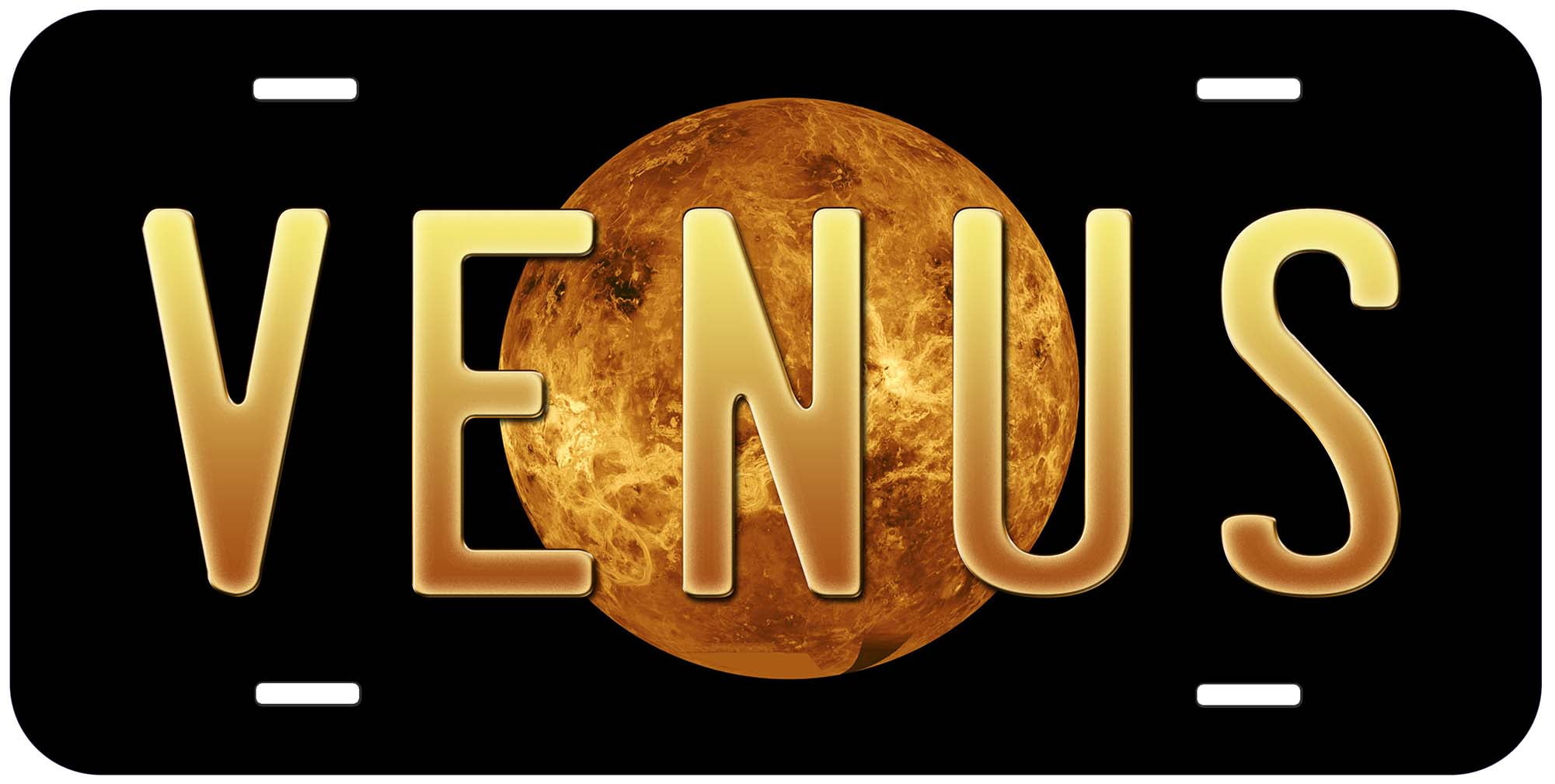 Venus Planet Novelty Car License Plate - Walmart.com