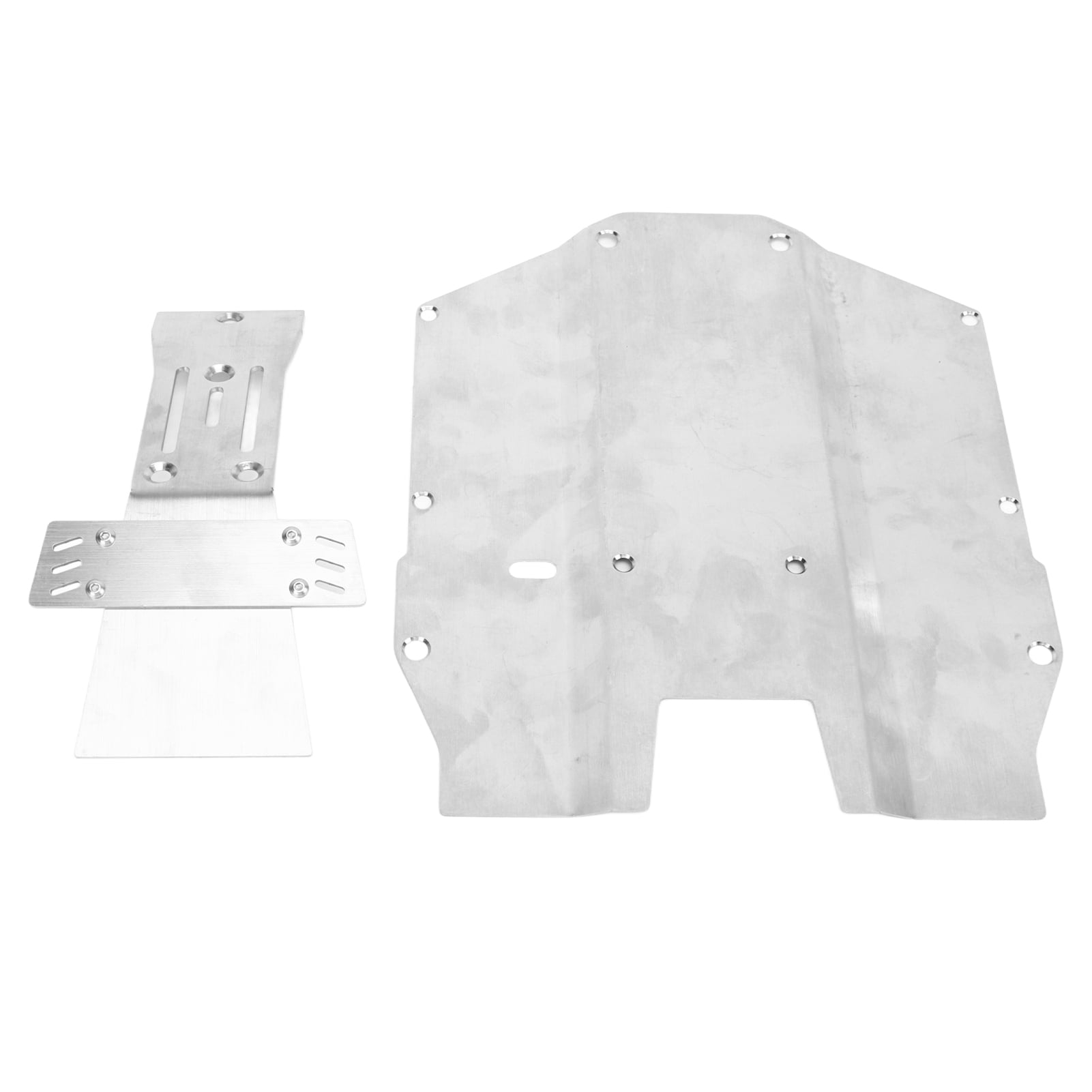 Rc Car Front Chassis Armor Rc Car Chassis Armor Rustproof Replacement Stainless Steel Silver