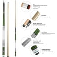 HomeSeason, Pool Cue Stick, 58" Maple Wood with Case, 13mm Tip ...