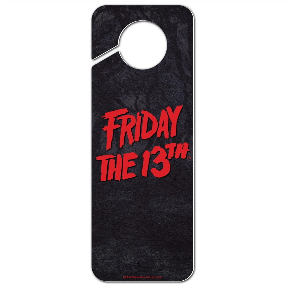 Friday the 13th Logo Plastic Door Knob Hanger Sign - Walmart.com