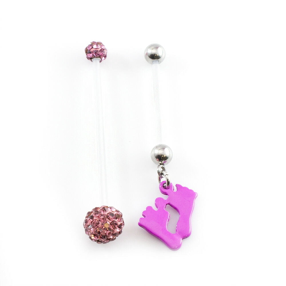 Pregnant Belly Button Piercing Rings