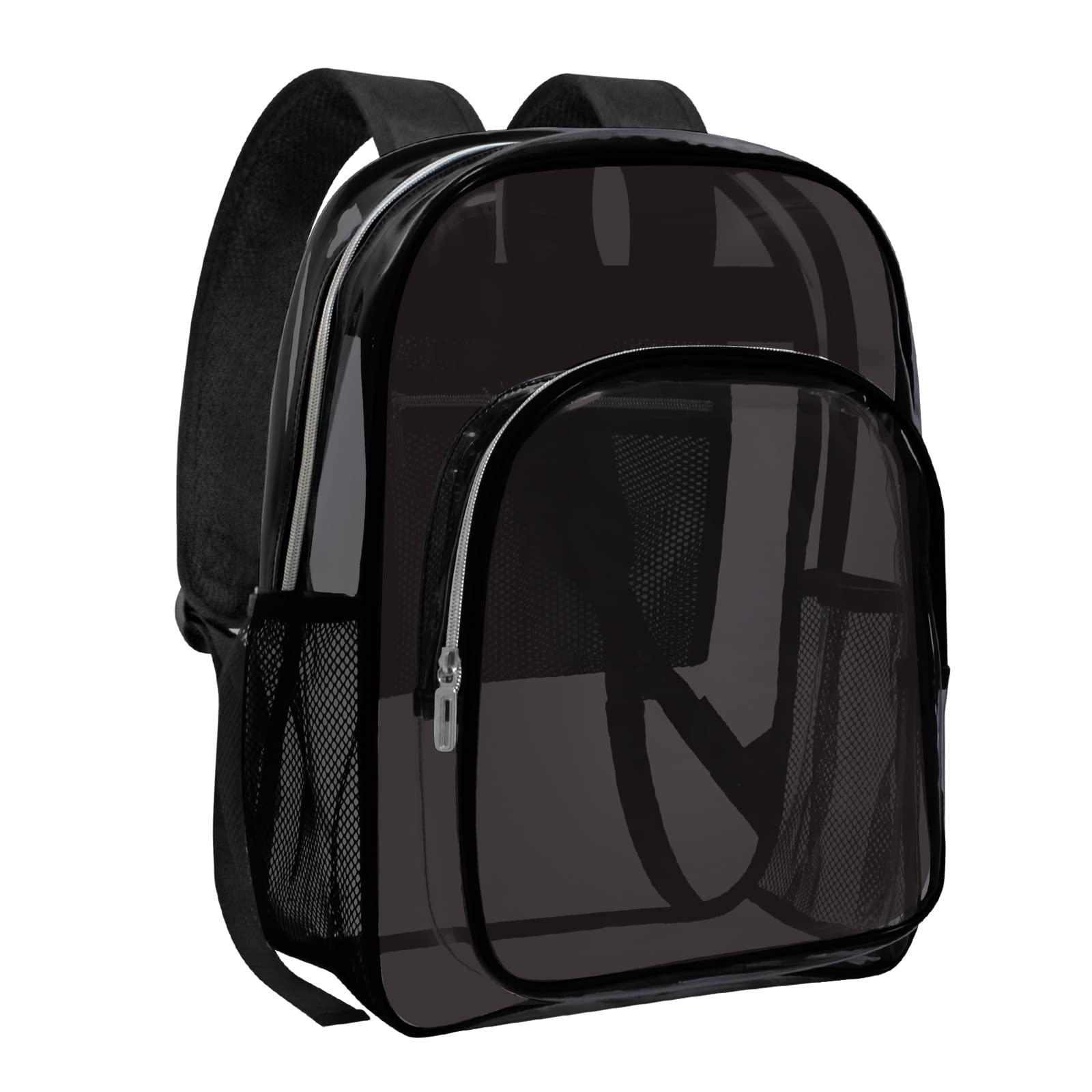 Mochila HEEYA de PVC transparente, resistente, negra | Bodega Aurrera ...