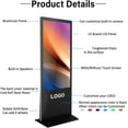 65" Digital Signage Displays 4K Touchscreen Kiosks Advertizing Screen ...