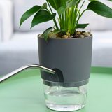 Washranp Self Watering Pots for Indoor Plants,Double Layer Water ...