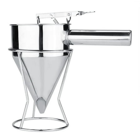Funnel Stainless Steel Confectionery Funnels with Stand Batter ...