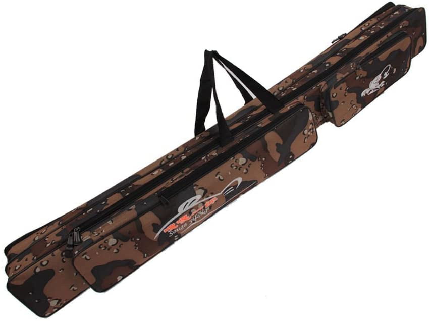 Sougayilang Folding Fishing Rod Case Organizer Pole Storage Bag Rod ...