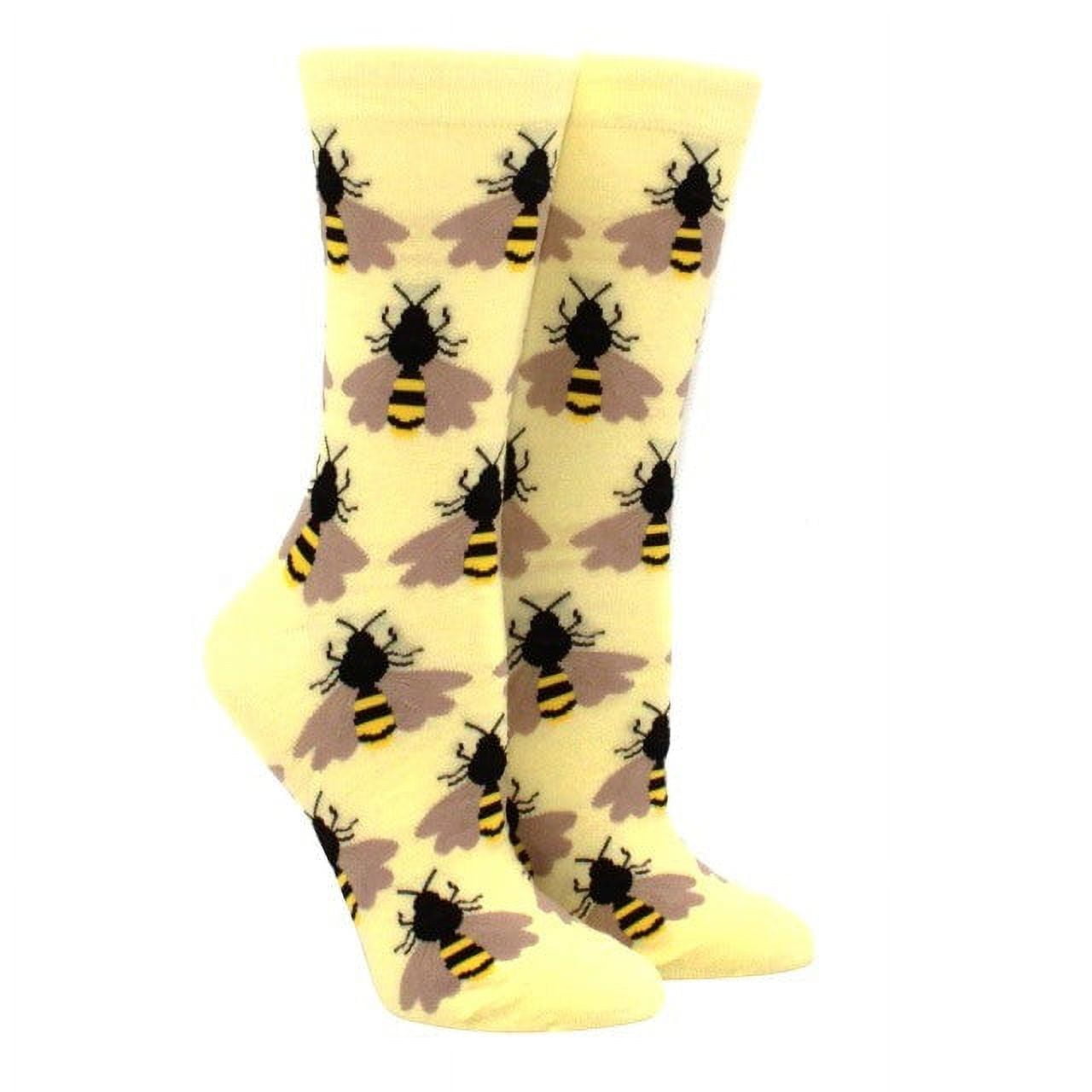 Click here for Bee Pattern Socks From The Sock Panda (Adult Mediu... prices