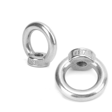 Sonew Stainless Steel Eye Nut Ring Nut,M8 Lifting Eye Nuts,M8 304 ...