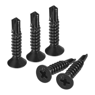 Uxcell Hex Socket Self Tapping Screws, M6 x 25mm Carbon Steel Wood Screw 25 Pack - Walmart.com