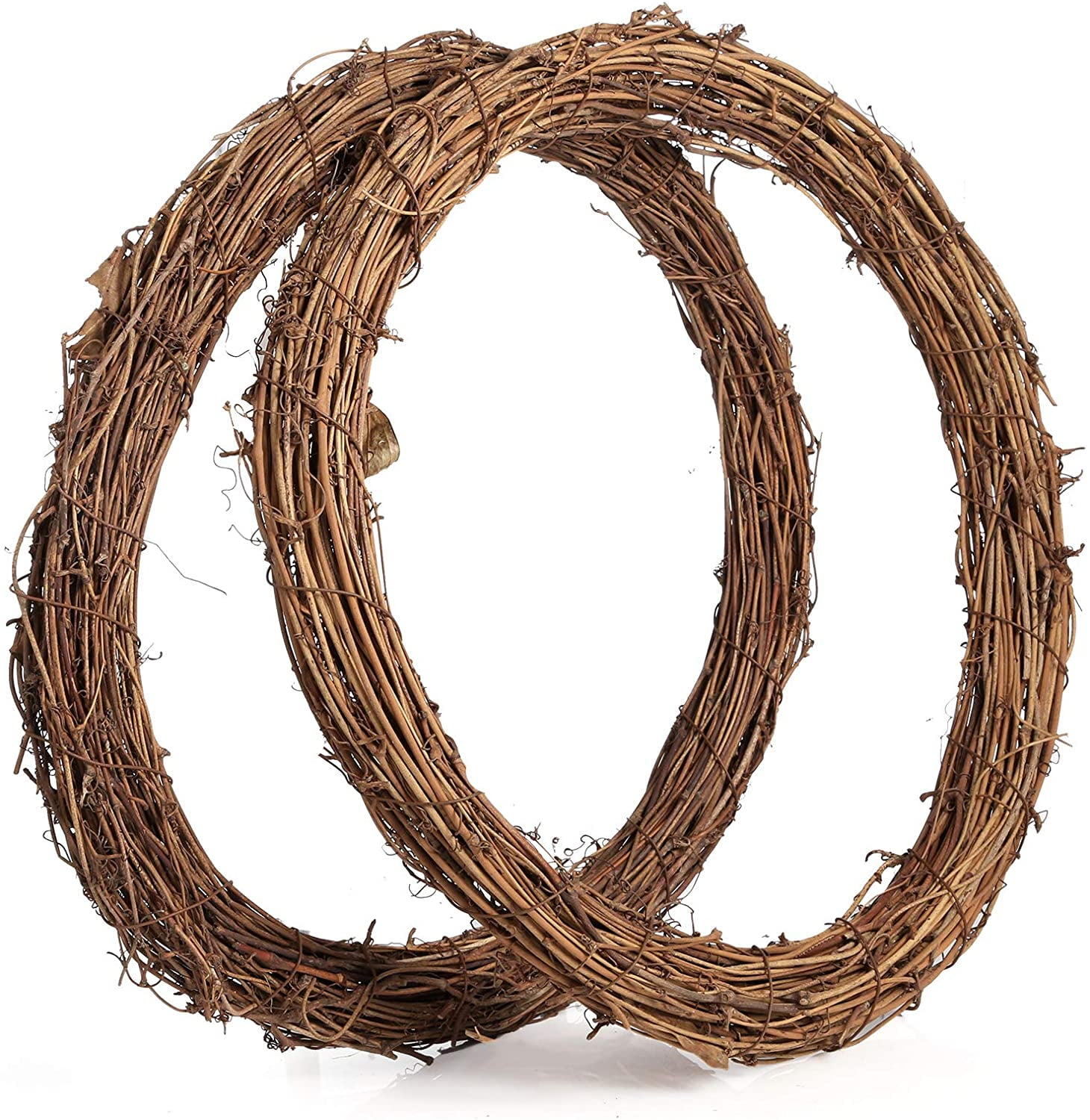 DIY Crafts Natural Grapevine Wreaths (5 Sizes, 2 Pack) - Walmart.com
