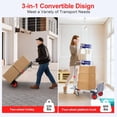 Upgraded 3 in 1 Folding Hand Truck, 600lbs Capacity, Heavy Duty ...