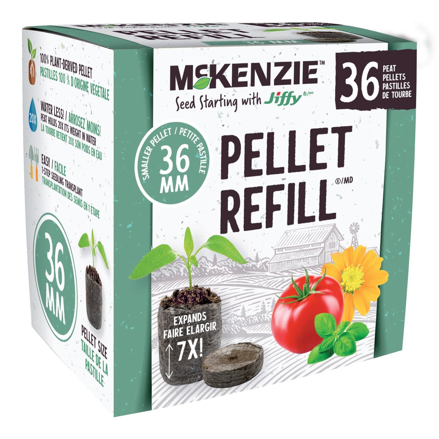 Click here for Mckenzie Seeds Mckenzie W Jiffy 36 Peat Refill 36m... prices